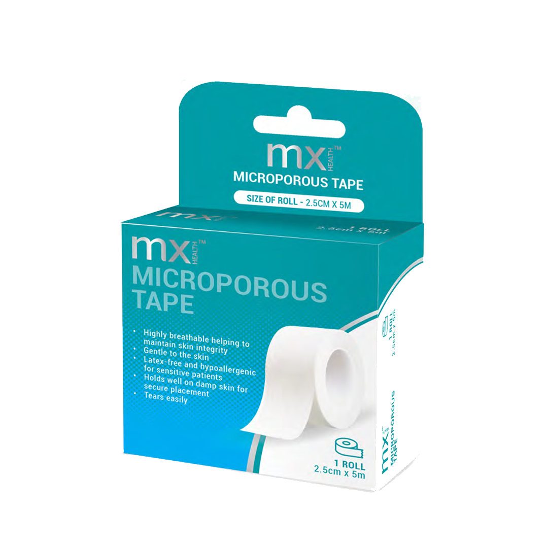 MX Microporous Tape 2.5cm x 5m - Medinox Australia